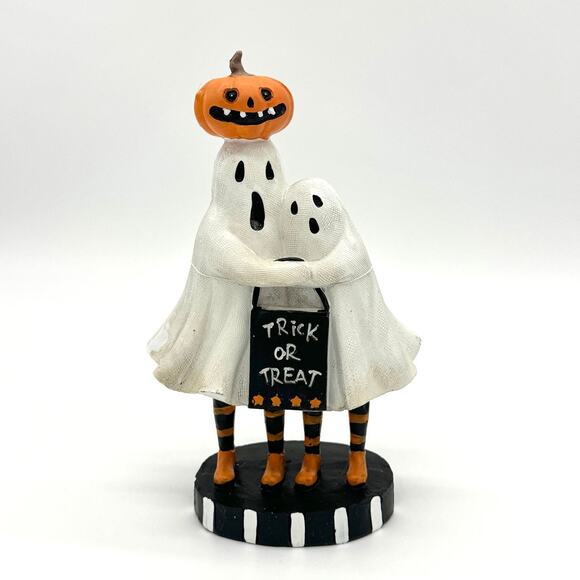 Holiday | Ghost Trick Or Treaters Scaredy Ghosts With Treat Bag Pumpkin ...